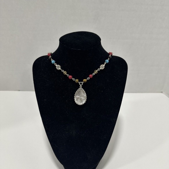 Chaps | Jewelry | Chaps Turquoise Red Coral Necklace Approximately 2 ...